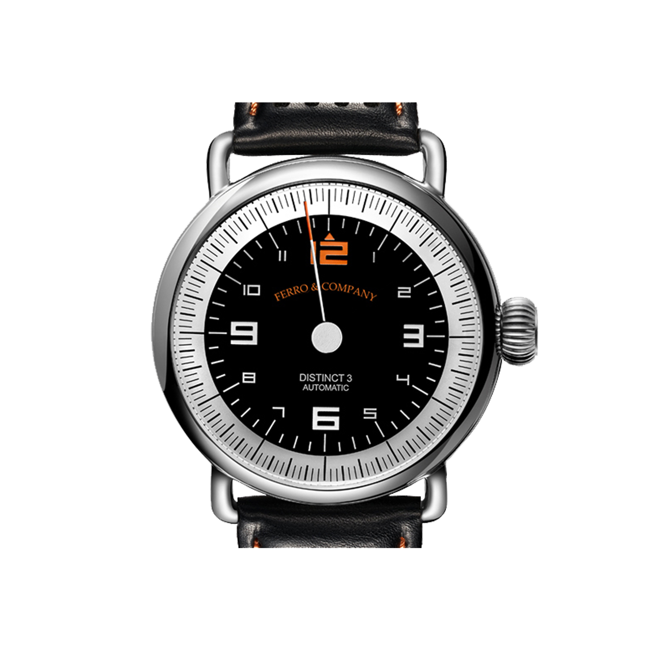 Ferro Watches Distinct 3 Vintage Style One Hand Race Watch Grand Prix ...