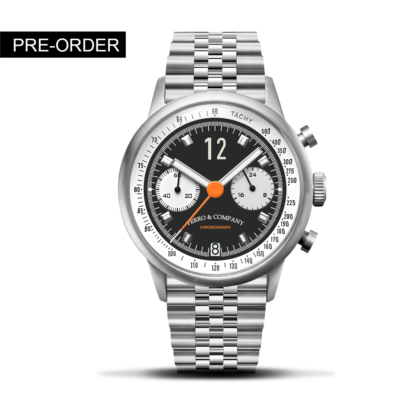 Race Master Chronograph Black BR – Ferro & Company Watches