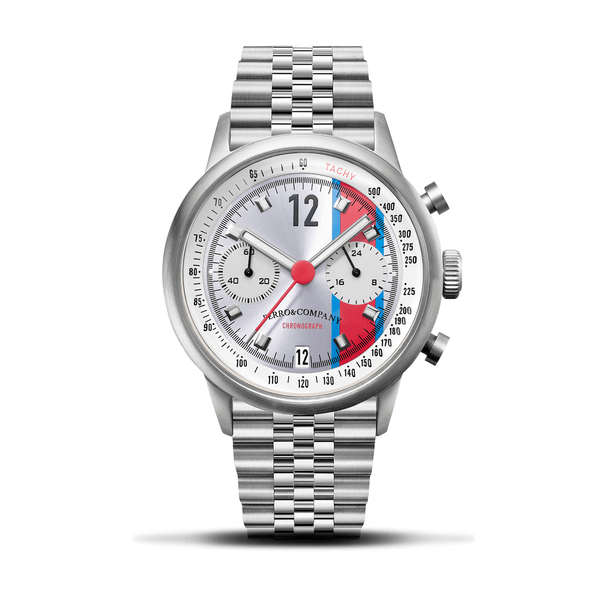Race Master Chronograph Silver BR – Ferro & Company Watches