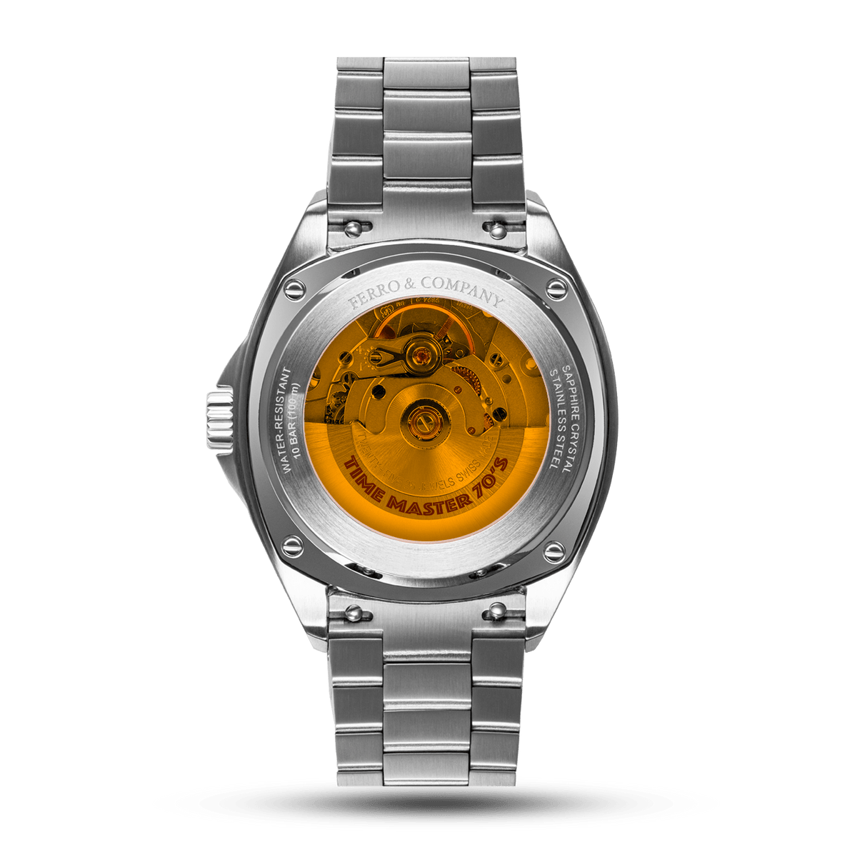The Time Master 70'S. A vintage style watch from the 1970's – Ferro ...