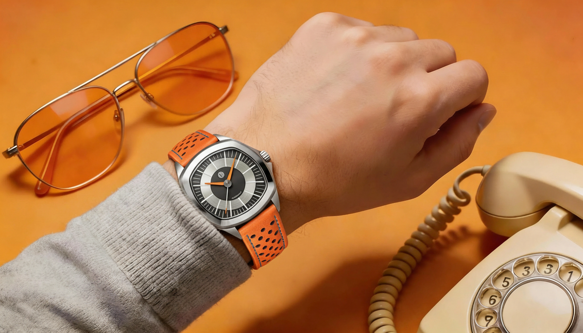 The Time Master 70'S. A vintage style watch from the 1970's – Ferro ...