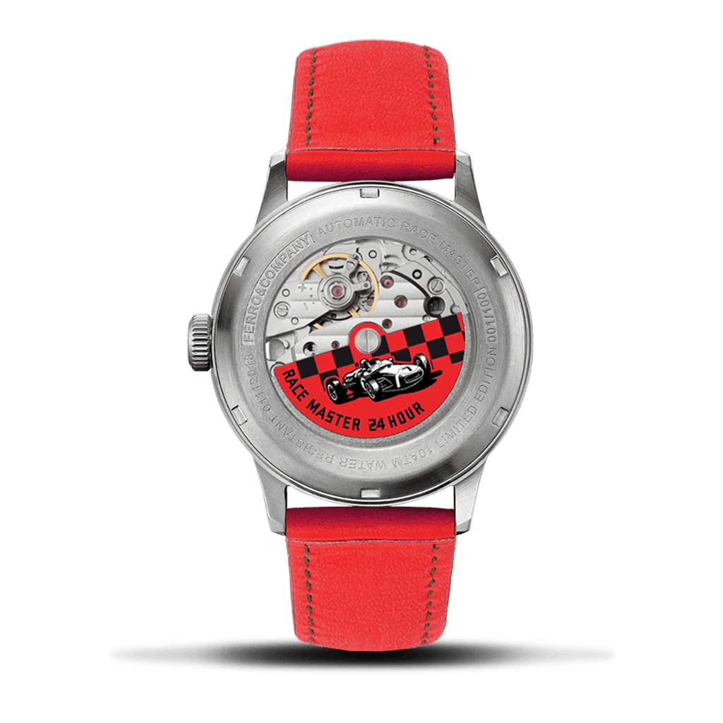 Race Master Automatic Red – Ferro & Company Watches