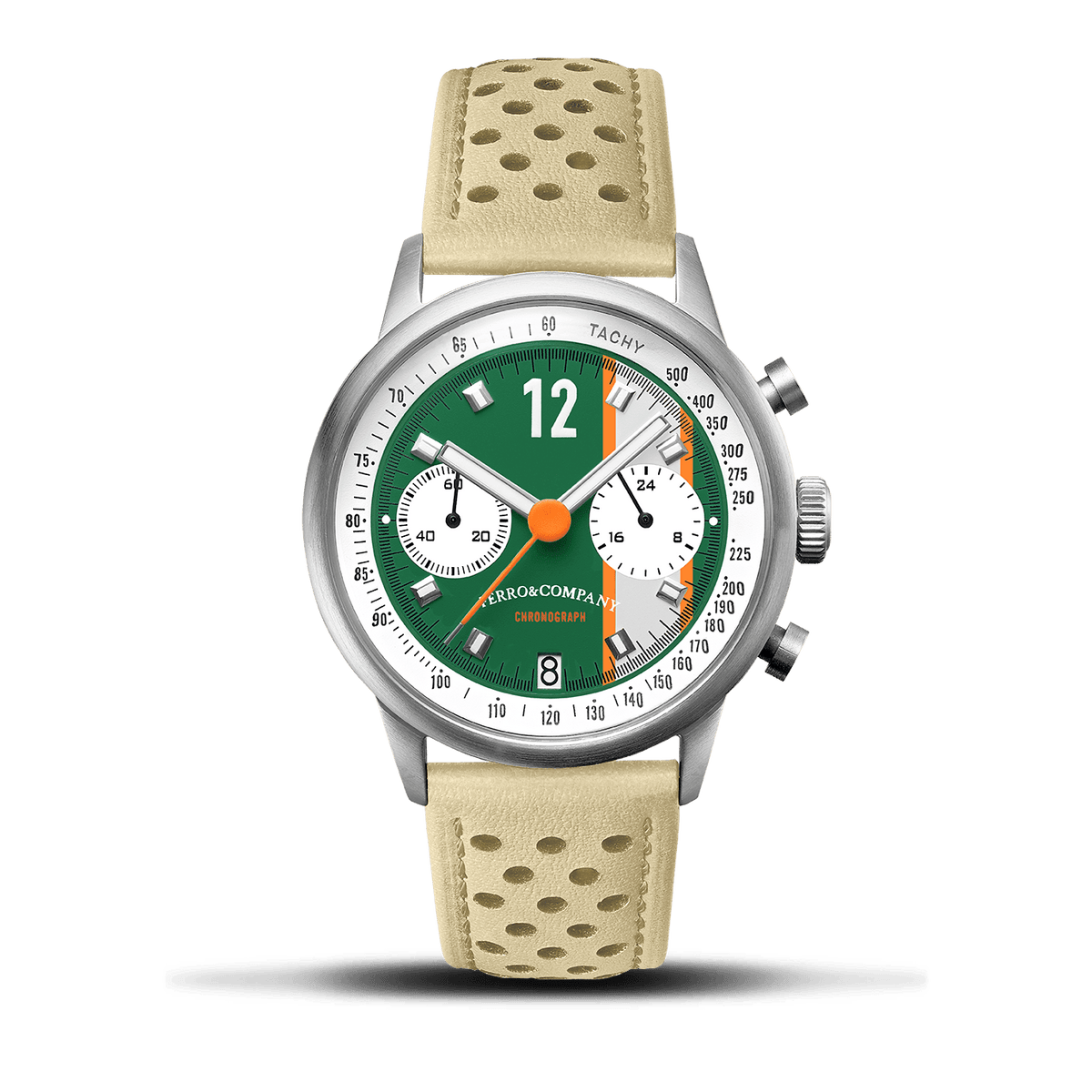Race Master Chronograph GREEN – Ferro & Company Watches